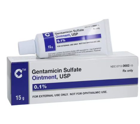 Gentamicin Sulfate Ointment 0.1% | 15gm Tube | My Website