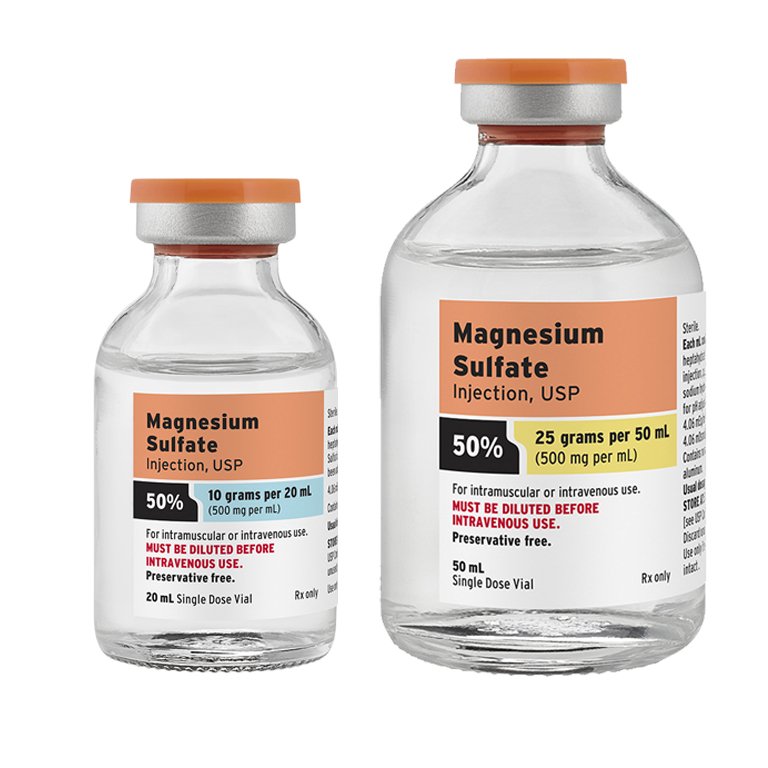 Magnesium Sulfate 50% | 2mL Injectable SDV | My Website