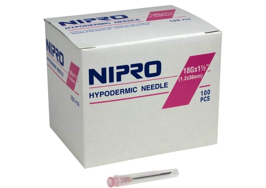 Nipro® Standard Hypodermic Needles | 18g x 1-1/2" | My Website