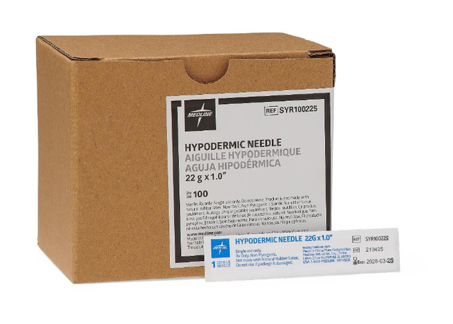Standard Hypodermic Needles | 22g x 1" | My Website