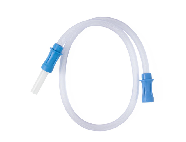 Sterile Non-Conductive Suction Tubing W/ Scalloped Connectors | 3/16" x ...