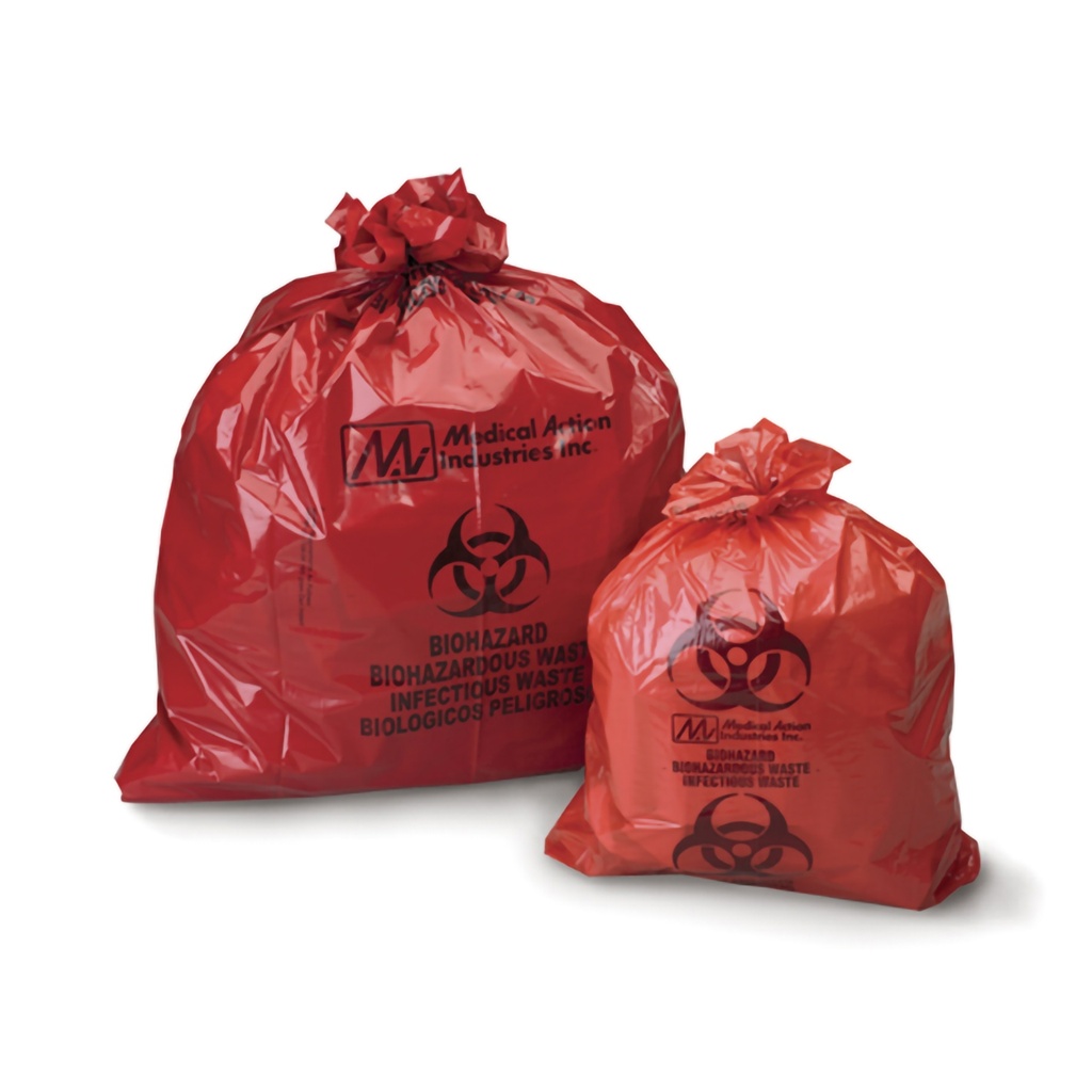Biohazard Red Infectious Waste Bag 60 gal | 55” x 60” | My Website