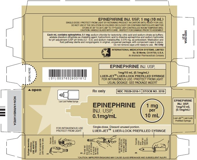 Epinephrine (Adrenalin) 1mg | 10mL Injectable Prefilled Syringe | My ...