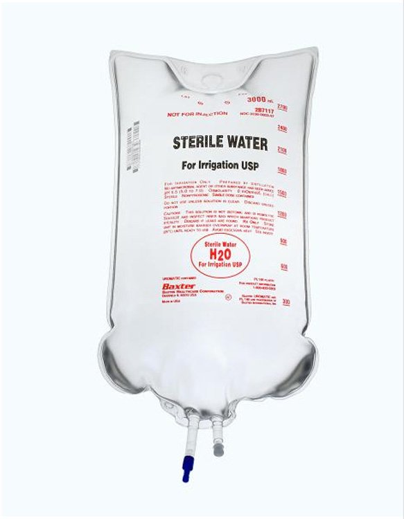 Baxter Sterile Water Irrigation Solution | 500mL Bottle | Uromatic ...
