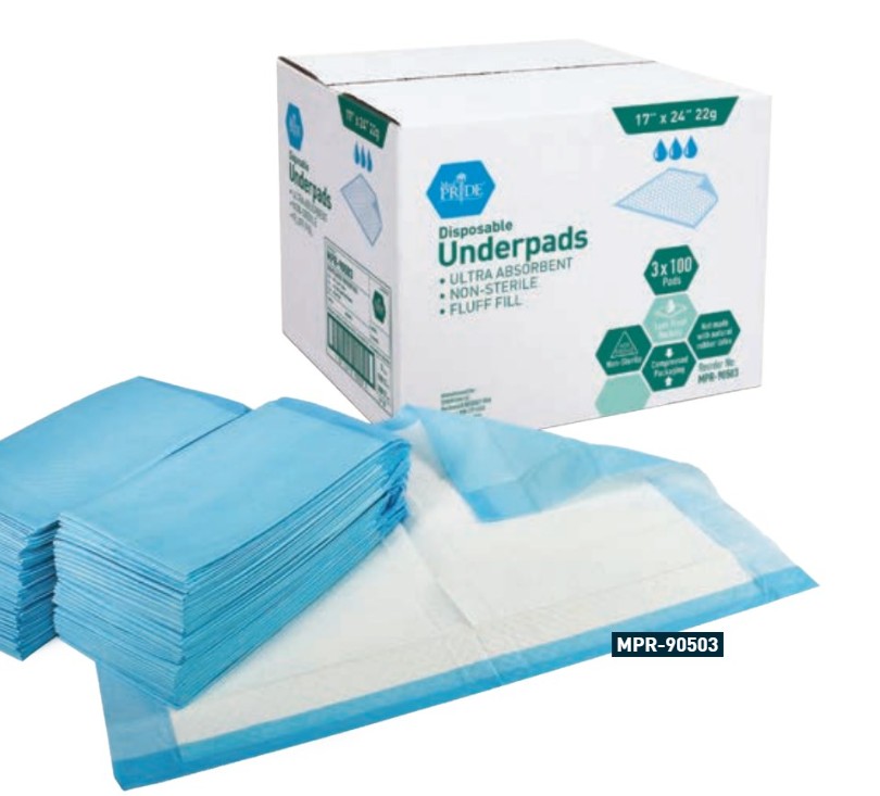 Shieldline® Disposable Underpads | 17" x 24" | My Website